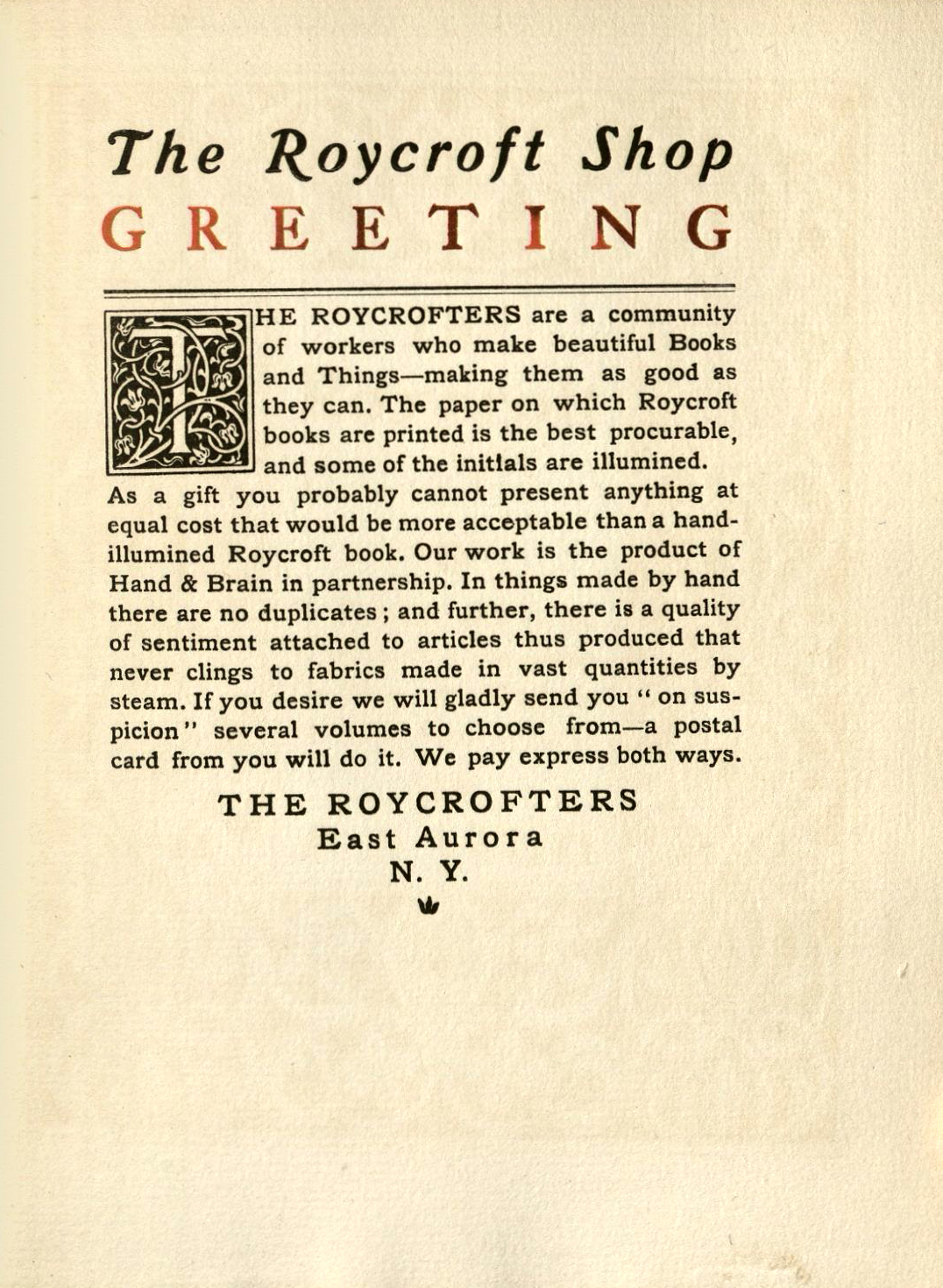 Roycroft Books and Things | CSUN University Library